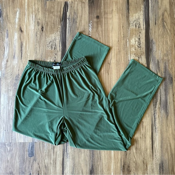 Slinky Brand | Pants & Jumpsuits | Vtg 9s Green Slinky Pants | Poshmark